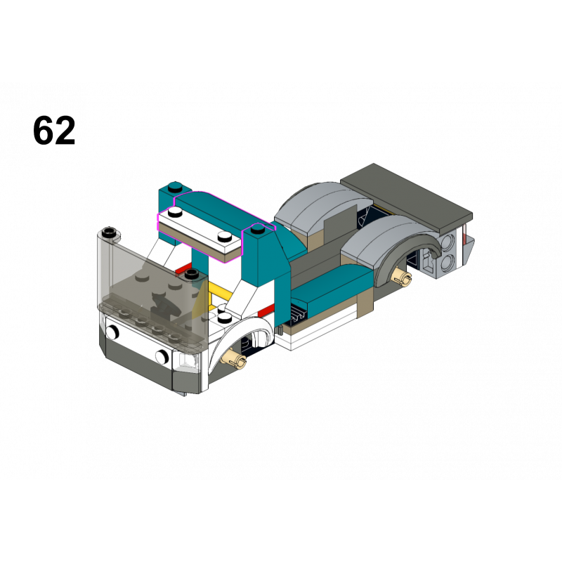 Truck Lego 60386 alternate build 1