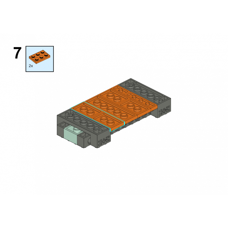 Truck Lego 76958 alternate build 1