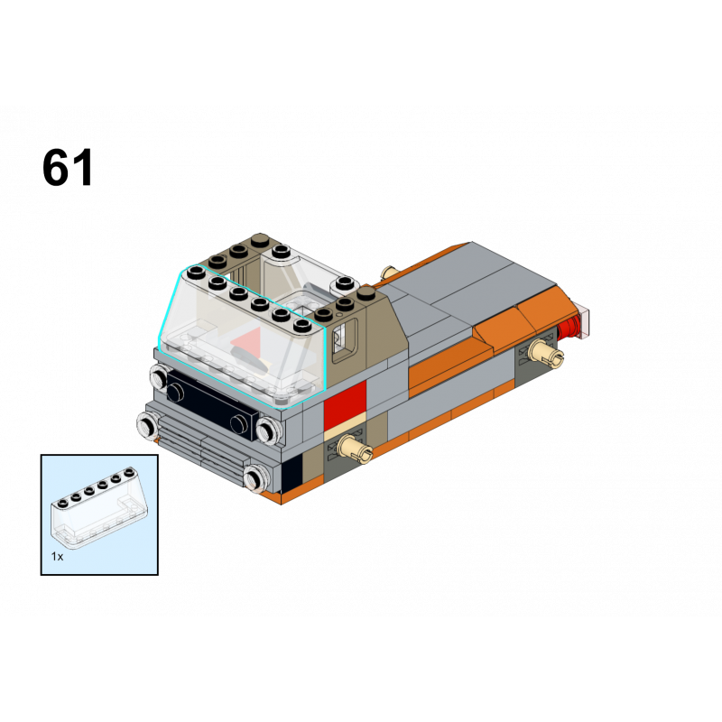 Truck Lego 76958 alternate build 1